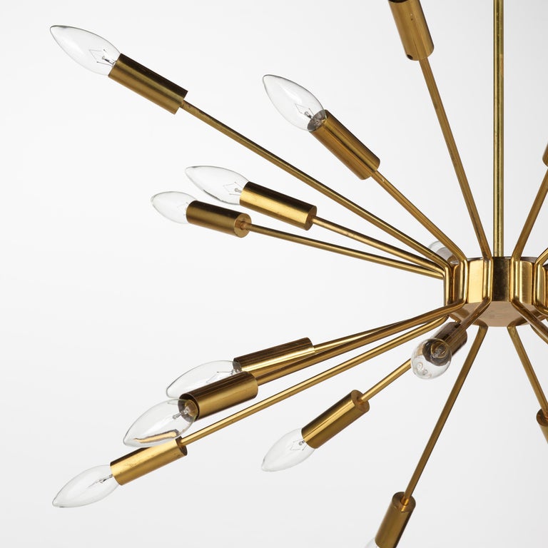 Gino Sarfatti Arteluce Sputnik Chandelier For Sale at 1stDibs