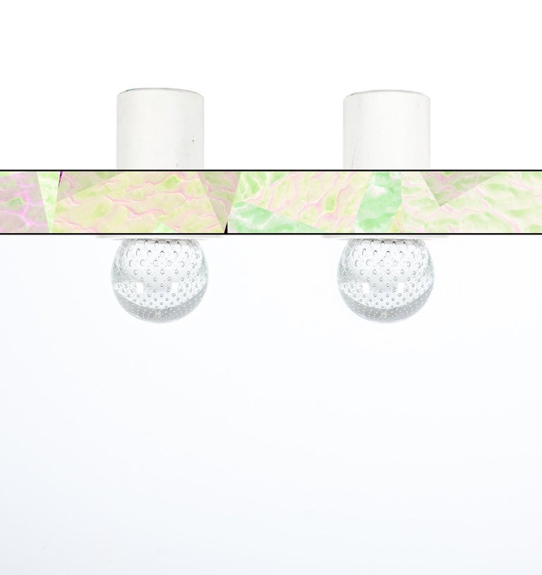 Gino Sarfatti Glass Flush Mounts Recessed Lights Pair SP/16 for ...