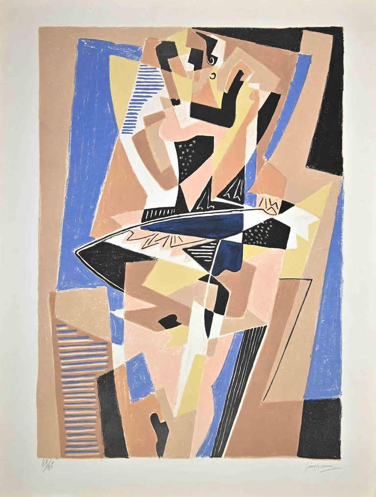 Gino Severini - La Danseuse - Original Lithograph by Gino Severini ...