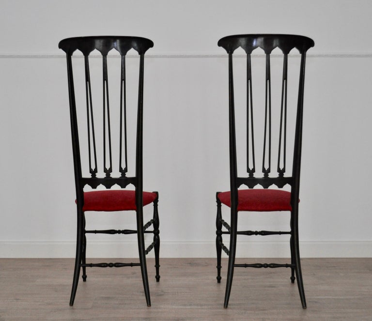 Gio Ponti Chiavarine Chiars, Maple Lucid Dark Brown Wood, Italy, 1950s ...