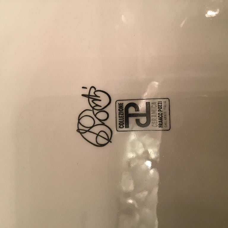 Gio Ponti “Franco Pozzi” Ceramic Wall Decoration, 1967, Italy For Sale ...