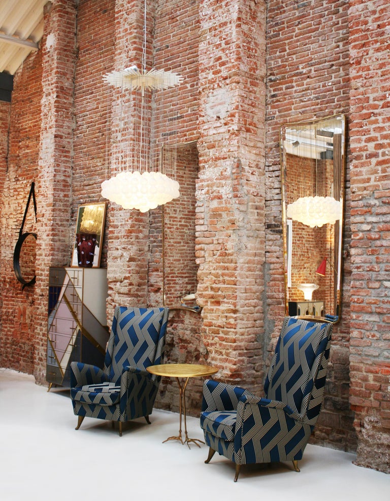 Gio Ponti Attribution Mid-Century Modern Pair of Italian Armchairs For ...