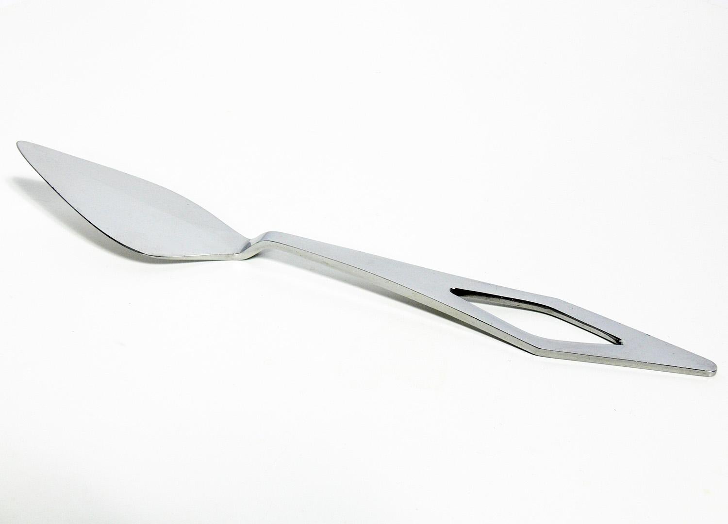 Gio Ponti Modernist "Domus" Pattern Flatware, Service for Ten at 1stDibs