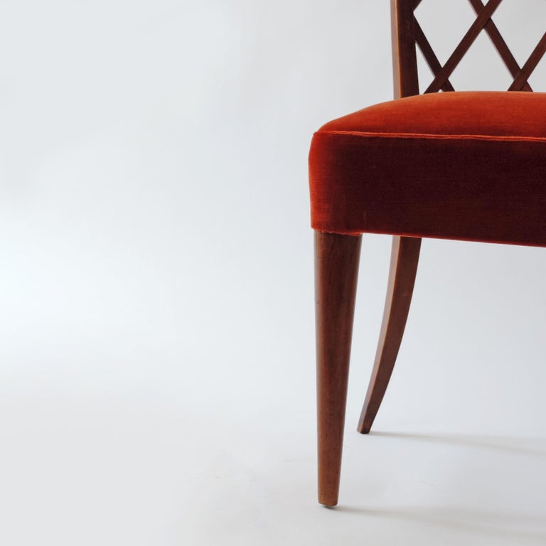 Gio Ponti Pair of Corridor Chairs, Italy, 1936 For Sale at 1stDibs