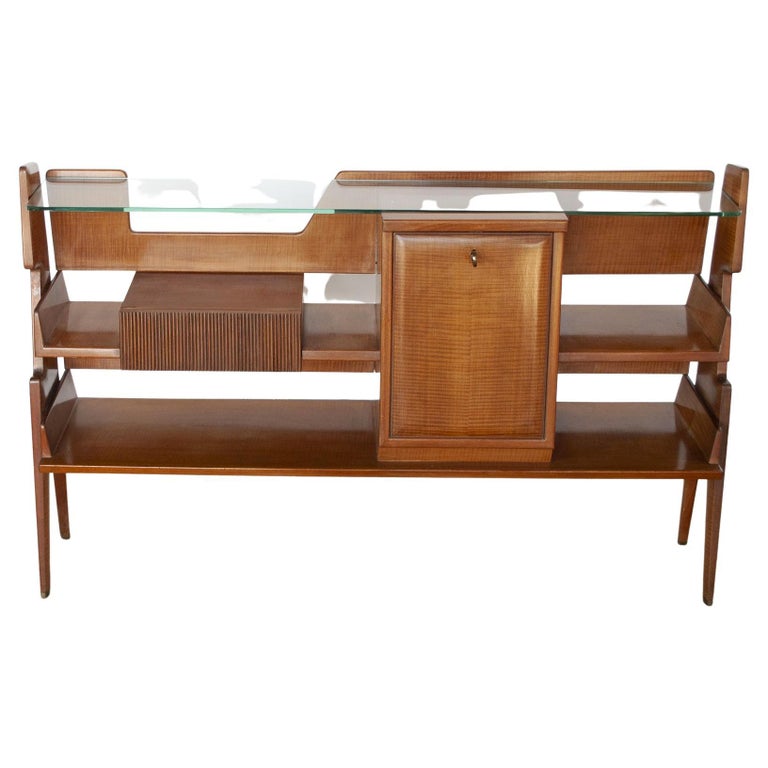 Gio Ponti Style Consolle Cabinet, Mid-50’s For Sale at 1stDibs