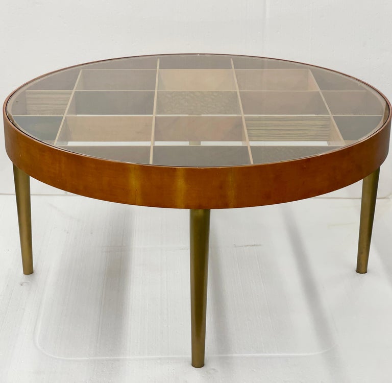 Gio Ponti Style Round Cocktail Table by Keno Bros. For Sale at 1stDibs