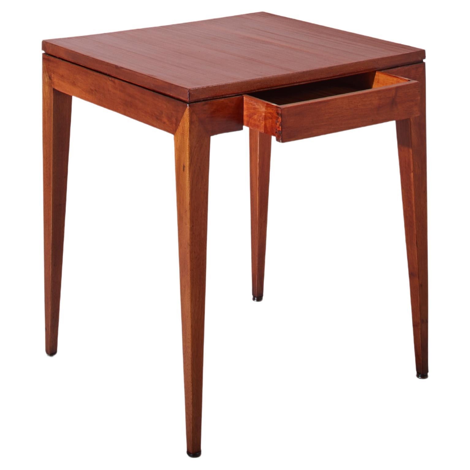 pair of GIO PONTI wood hanging nightstand tables, side tables Hotel ...
