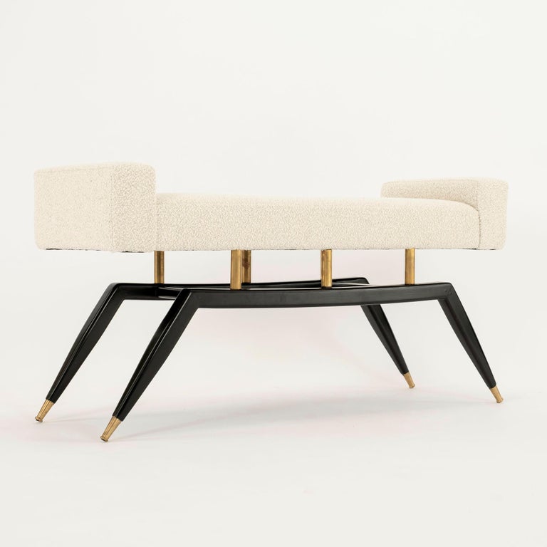 Gio Ponti: Boucle-Bank aus Wolle im Angebot bei 1stDibs
