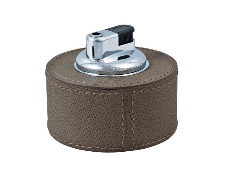 Giobagnara Rondo Trays with Libeccio Leather Ashtray and Montego Table ...