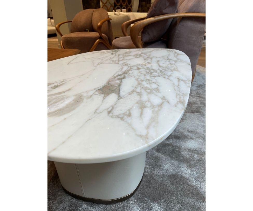 Floor Sample Giorgetti Galet Marble Coffee Table By Ludovica and ...