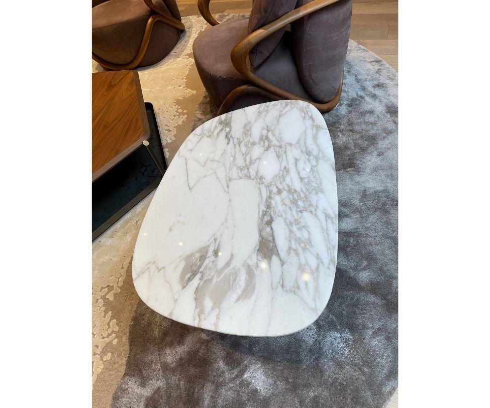 Floor Sample Giorgetti Galet Marble Coffee Table By Ludovica and ...