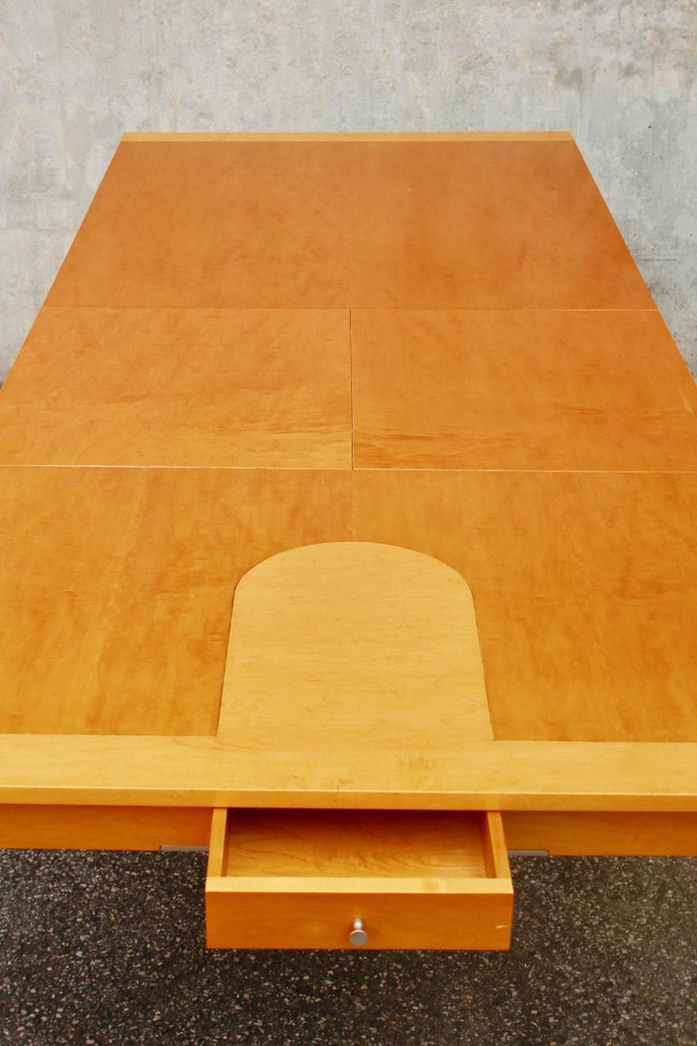 Giorgetti Manufactured Chi Wing Lo Extending Dinning Table For Sale at ...