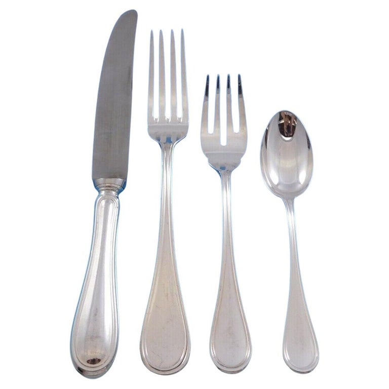Giorgio by Wallace Italy Sterling Silver Flatware Set Service Dinner 54 ...