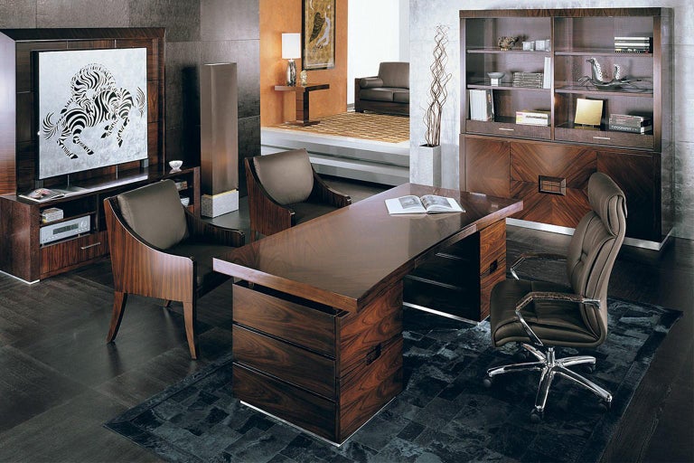 Giorgio Collection Brazilian Rosewood Desk in Satin Finish For Sale at ...