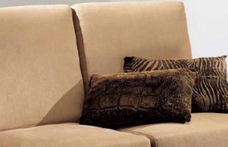 Giorgio Collection Paradiso Sofa 3 Brazilian Rosewood Brown Leather ...