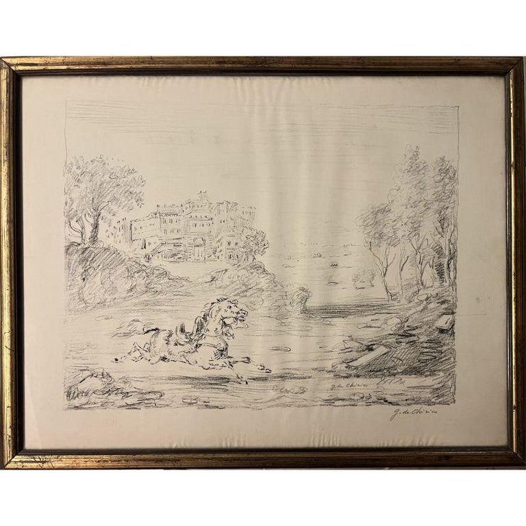 Giorgio De Chirico - Giorgio De Chirico - Cavallo Fuggente - Hand ...