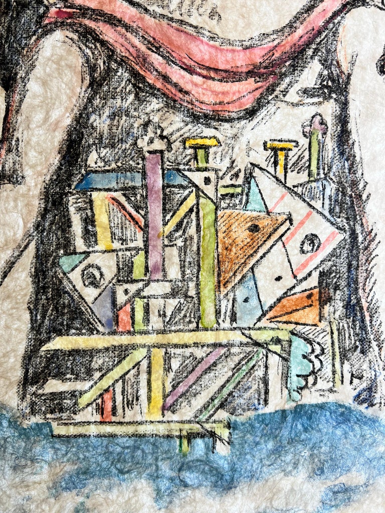 Giorgio De Chirico - Giorgio De Chirico - Gli Archeologi -Lithograph ...