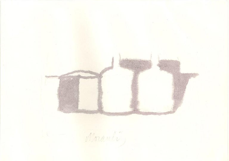 Giorgio Morandi - Bottles - Vintage Offset Print after Giorgio Morandi ...