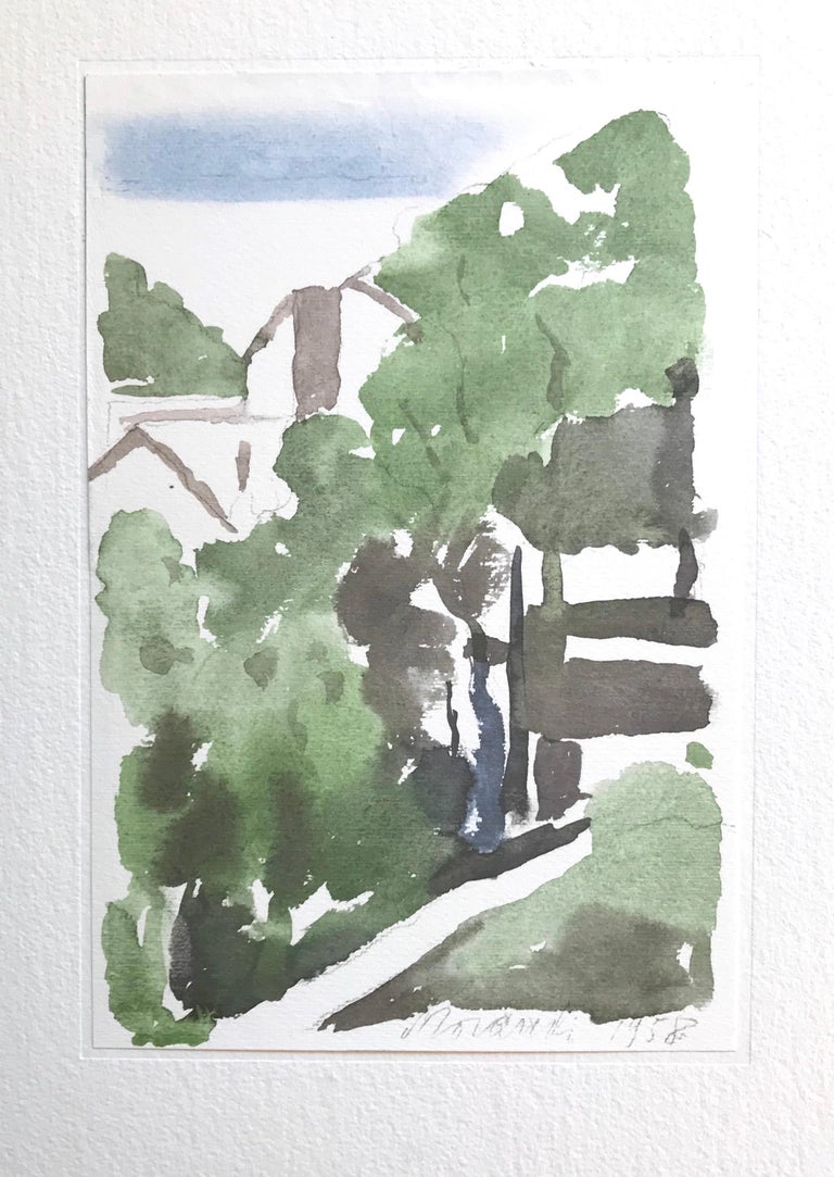 Giorgio Morandi - Landscape - Vintage Offset Print after Giorgio ...