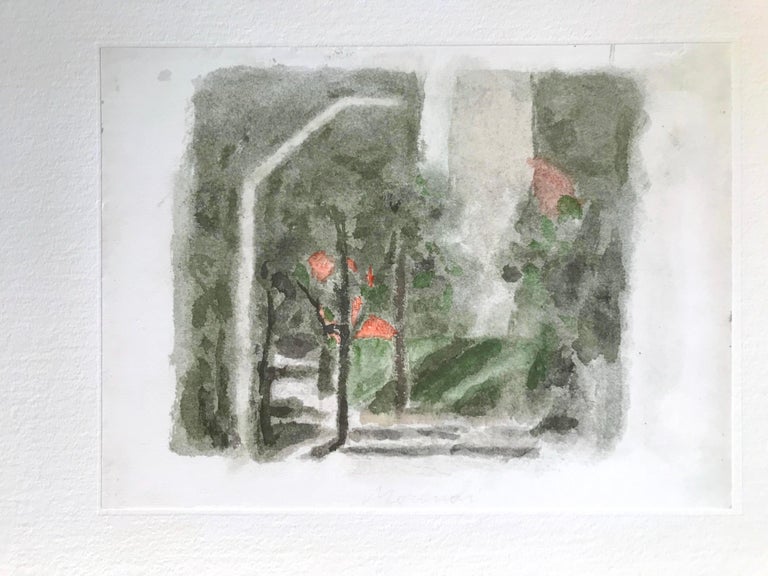 Giorgio Morandi - Landscape with a Red Spot - Vintage Offset Print ...