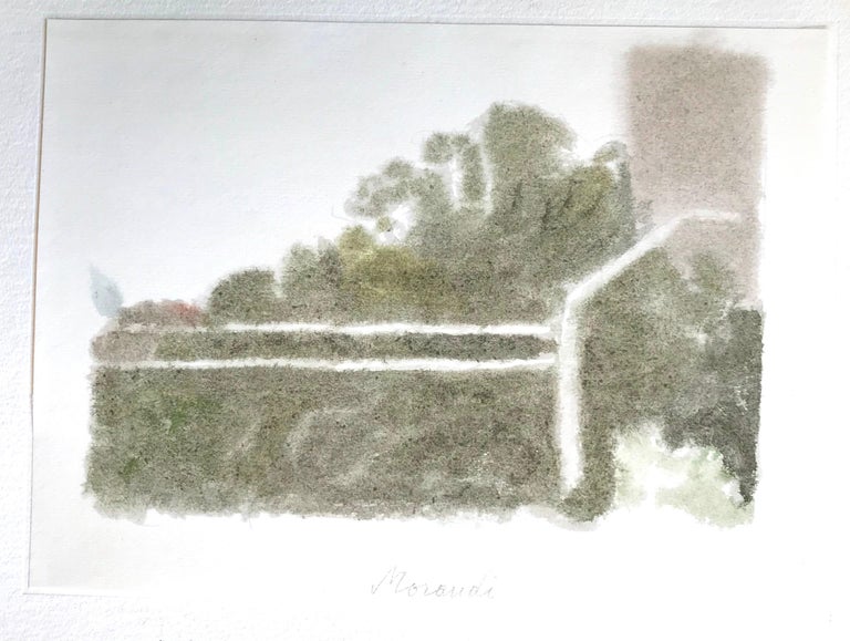 Giorgio Morandi - Wall with a Building - Vintage Offset Print after ...