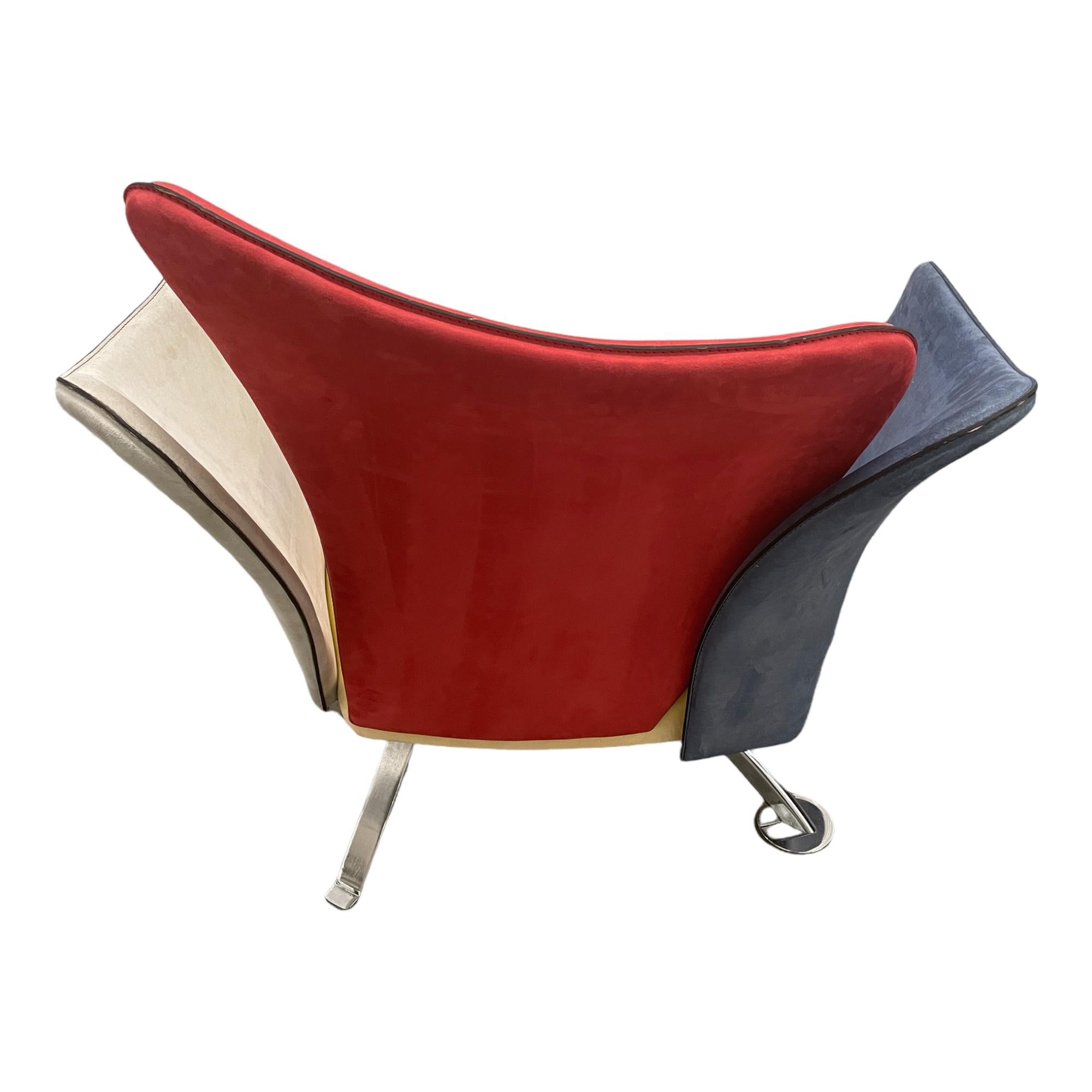 Giorgio Saporiti Flower Lounge Chair for Il Loft, Italy 1990's For Sale ...