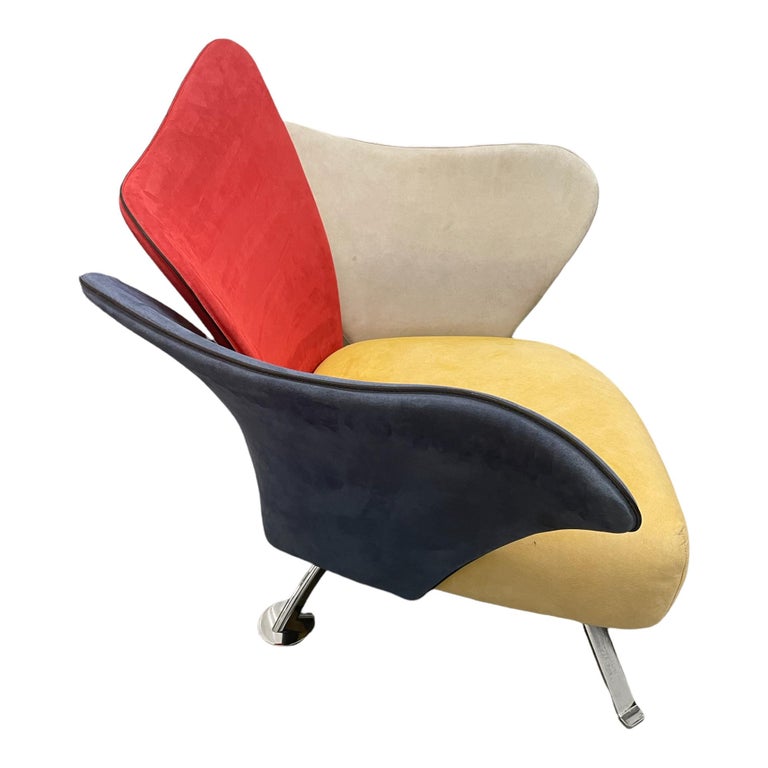 Giorgio Saporiti Flower Lounge Chair for Il Loft, Italy 1990's For Sale ...