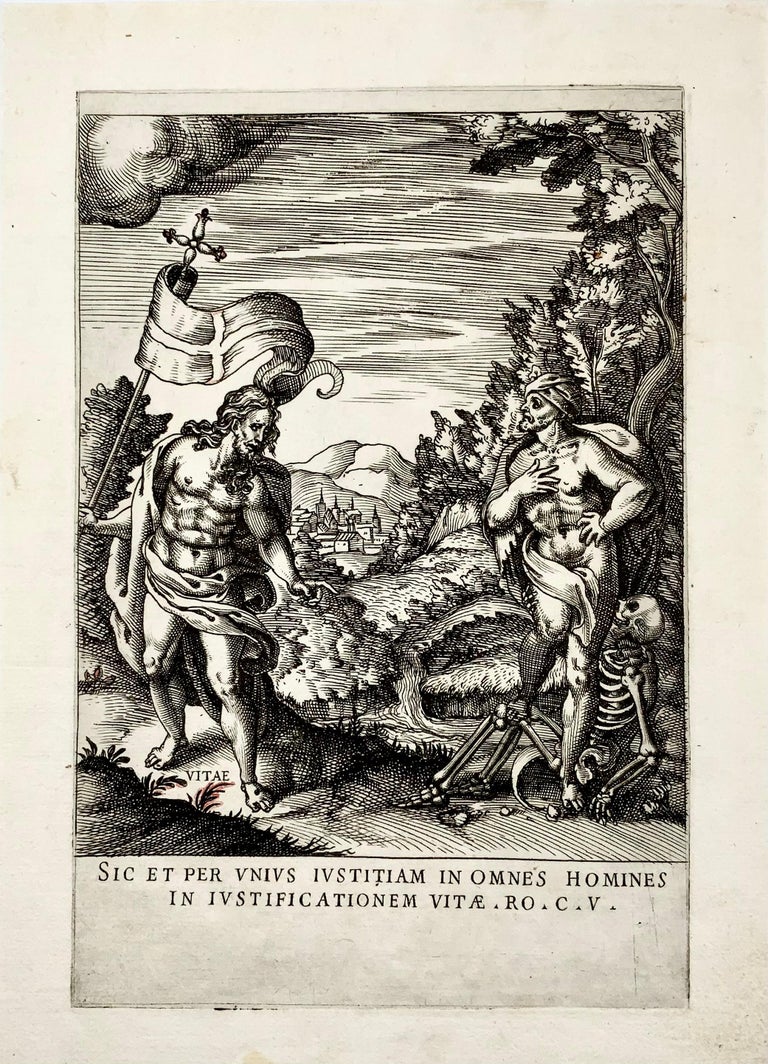 Giovanni Battista Cavalieri 'D.1597', Rare Dance of Death, Ars Moriendi ...