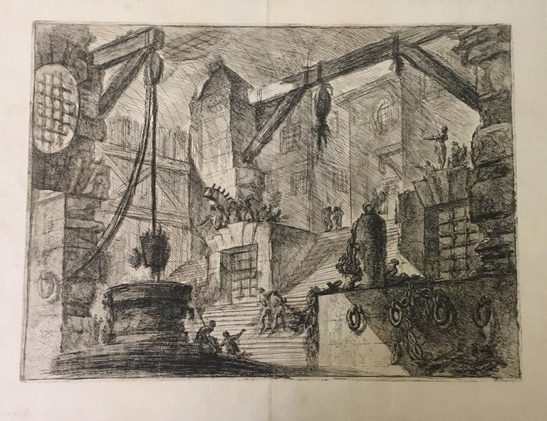 Giovanni Battista Piranesi - The Well, Carcere XIII - Etching by G.B ...