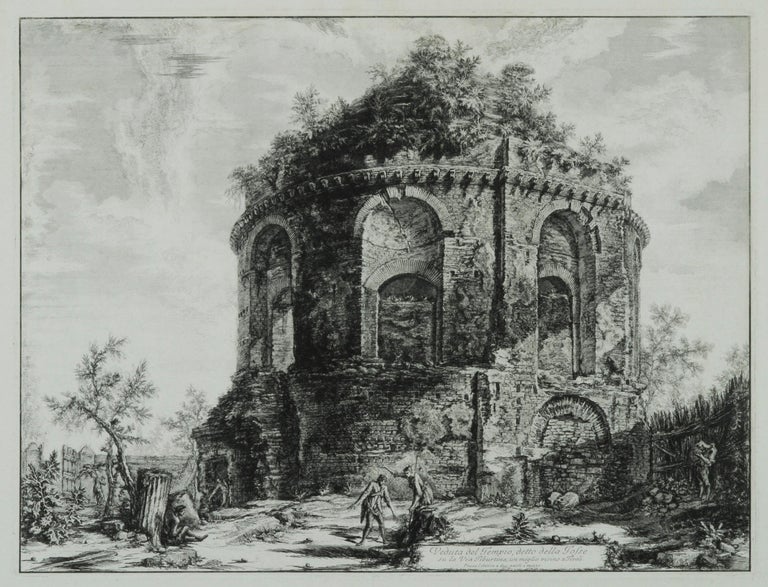 Giovanni Battista Piranesi – Veduta del Tempio, Veduta im Angebot bei ...
