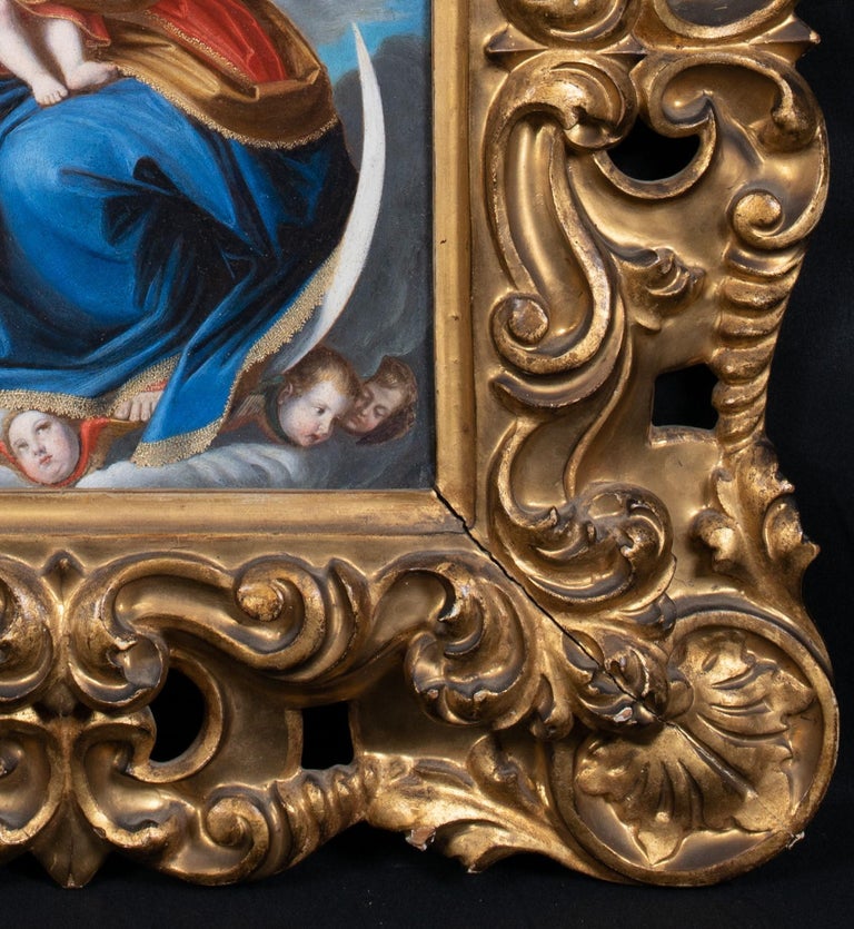 Celestial Madonna and Child, 17th Century For Sale at 1stDibs