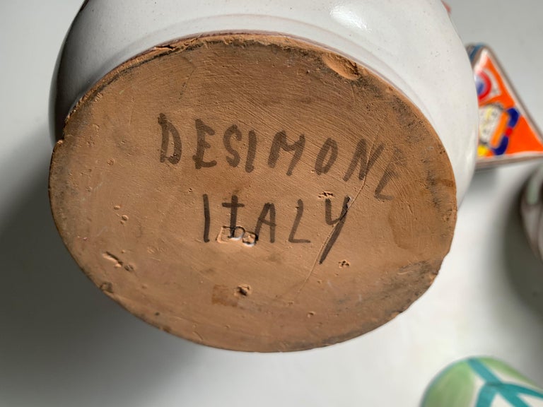 Giovanni DeSimone Pottery Pitchers Collection Grouping at 1stDibs