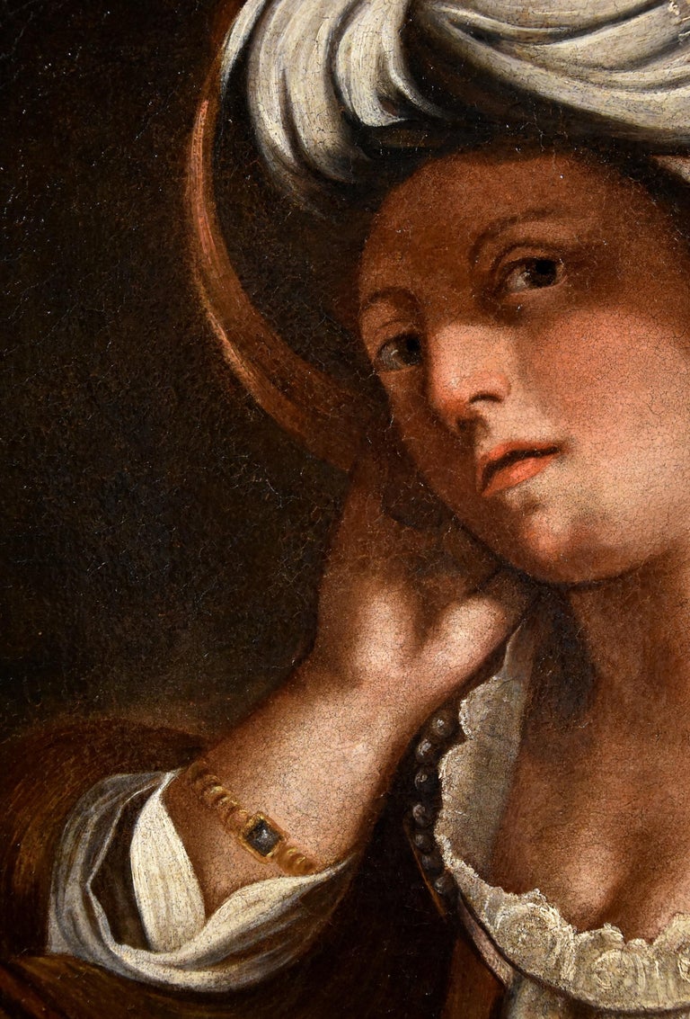 The Sorceress Circe Paint Oil on canvas 17th Century Italian Old master ...