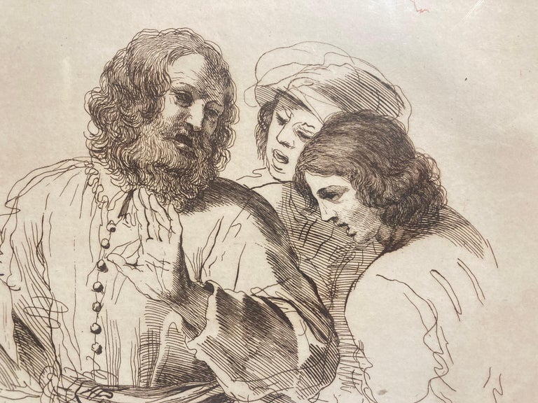 Giovanni Francesco Barbieri (Il Guercino) - "Il Maestro" Print after ...