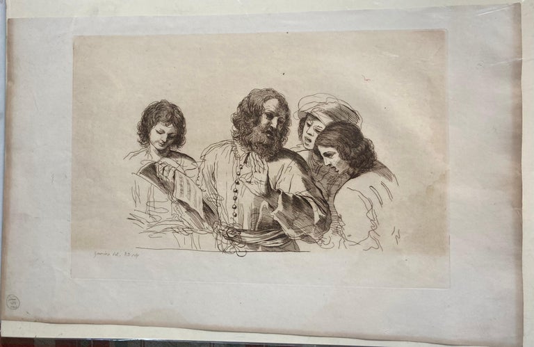 Giovanni Francesco Barbieri (Il Guercino) - "Il Maestro" Print after ...