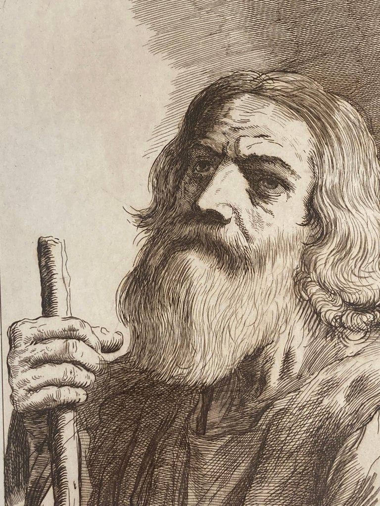 Giovanni Francesco Barbieri (Il Guercino) - Moses with Staff Portrait ...
