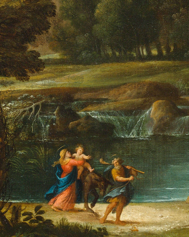 Giovanni Francesco Grimaldi - Flight into Egypt For Sale at 1stDibs