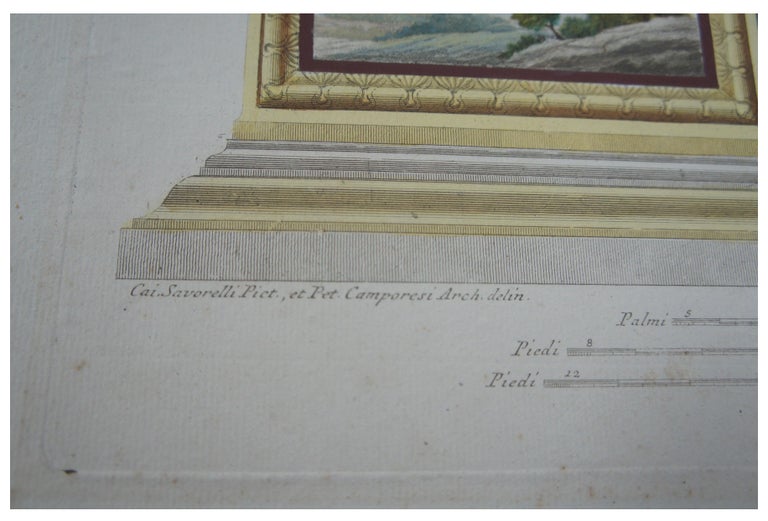 Giovanni Ottaviani Le Logge Di Raffaello Hand Colored Engraving For ...