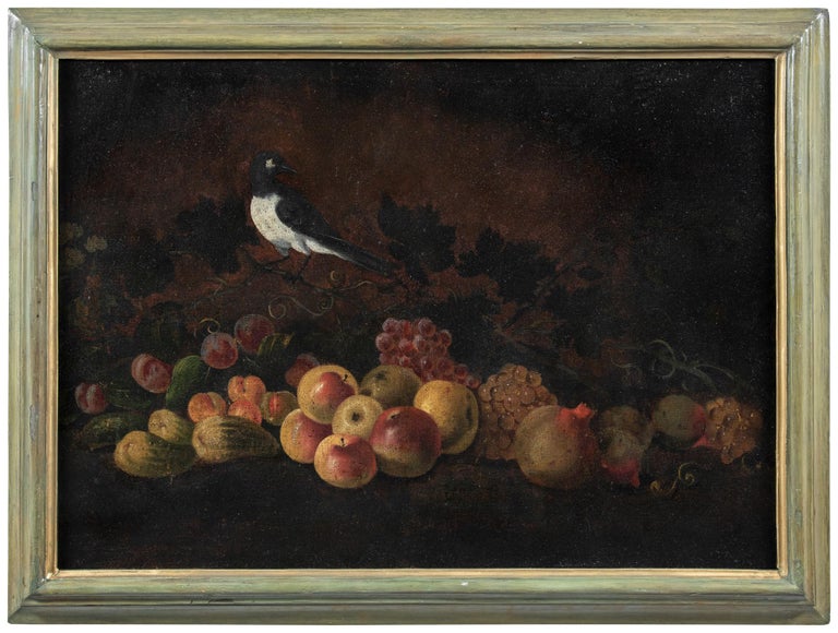 18th century Italian Still Life painting - Fruit bird - Oil on canvas ...