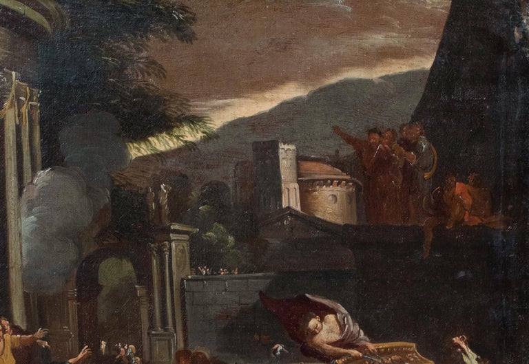 La Fresque De Servius Tullius Roi De Rome 18ème Siècle En Vente Sur 1stdibs