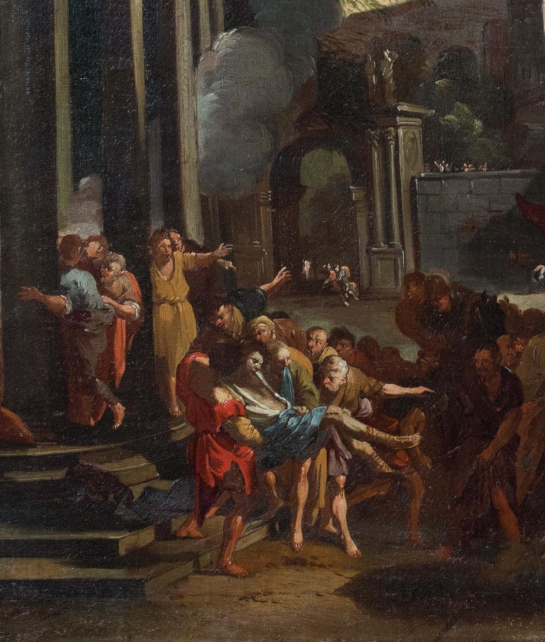 La fresque de Servius Tullius, roi de Rome, 18ème siècle En vente sur ...