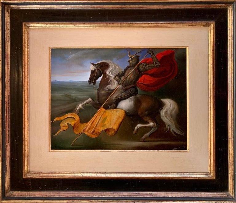 Giovanni Tommasi Ferroni - L' Abbatimento della Bandiera Oil Painting ...