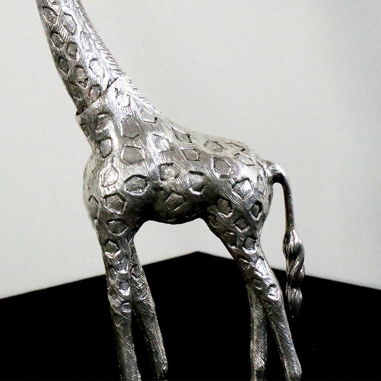 Girafe Nº 1 by Alcino Silversmith 1902 Handcrafted in Sterling Silver ...