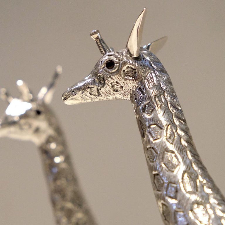 Girafe Nº 1 by Alcino Silversmith 1902 Handcrafted in Sterling Silver ...