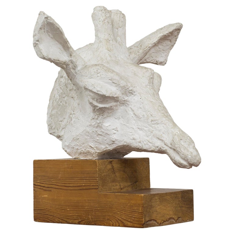 "Giraffe" plaster sculpture by Asmund Arle, Sweden, 1949 For Sale at ...