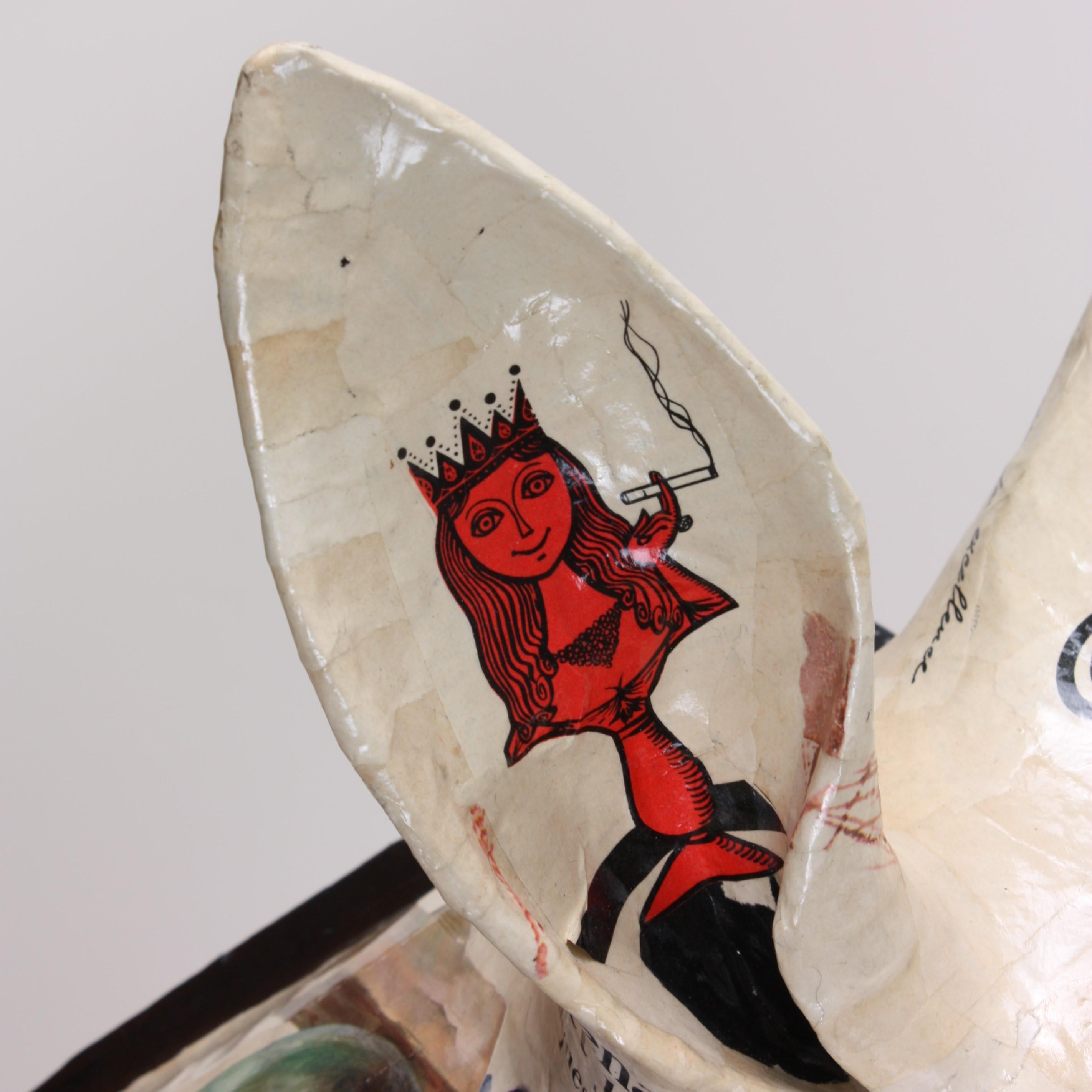 Giraffe Trophy at 1stDibs | giraffe paper mache head, paper mache ...