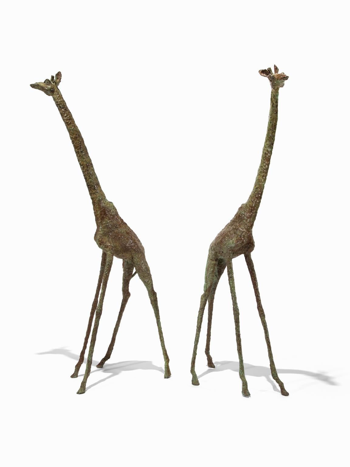 Tom Brun Bronze Sculptures "GIRAFFES" Detroit Zoo For Sale at 1stDibs ...