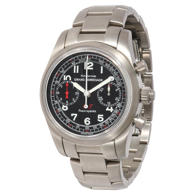 Girard Perregaux Ferrari Foudroyante 9020 Unisex Watch in Titanium For ...