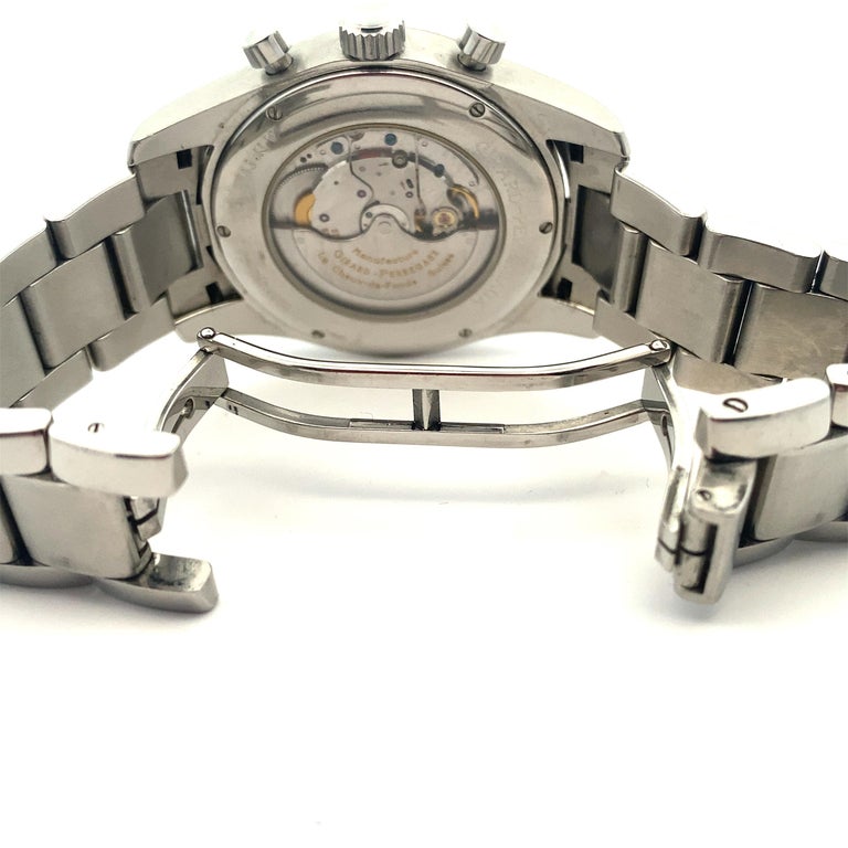 Girard-Perregaux Flyback Stainless Watch Ref. 4958 For Sale at 1stDibs