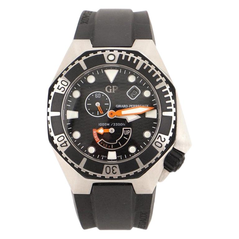 Girard Perregaux Sea Hawk Automatic Watch Stainless Steel and Rubber at ...